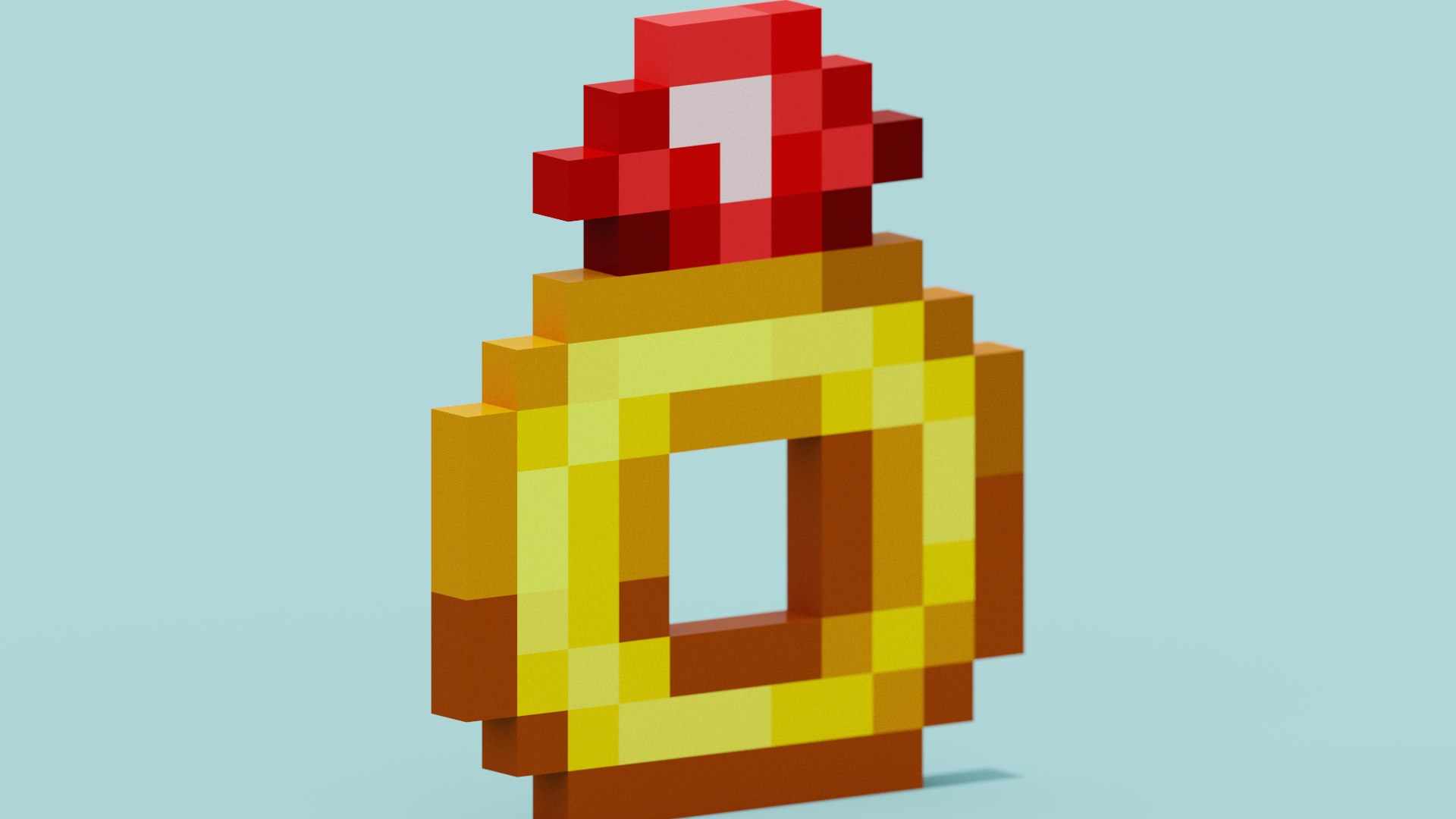 Minecraft Ring 3D Model - TurboSquid 2151777