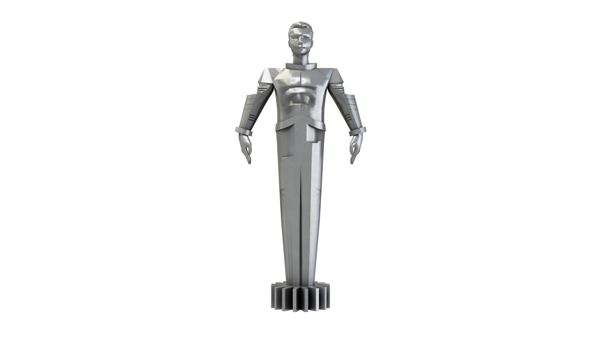 3D Trophy Spaceman Statue - TurboSquid 2246959
