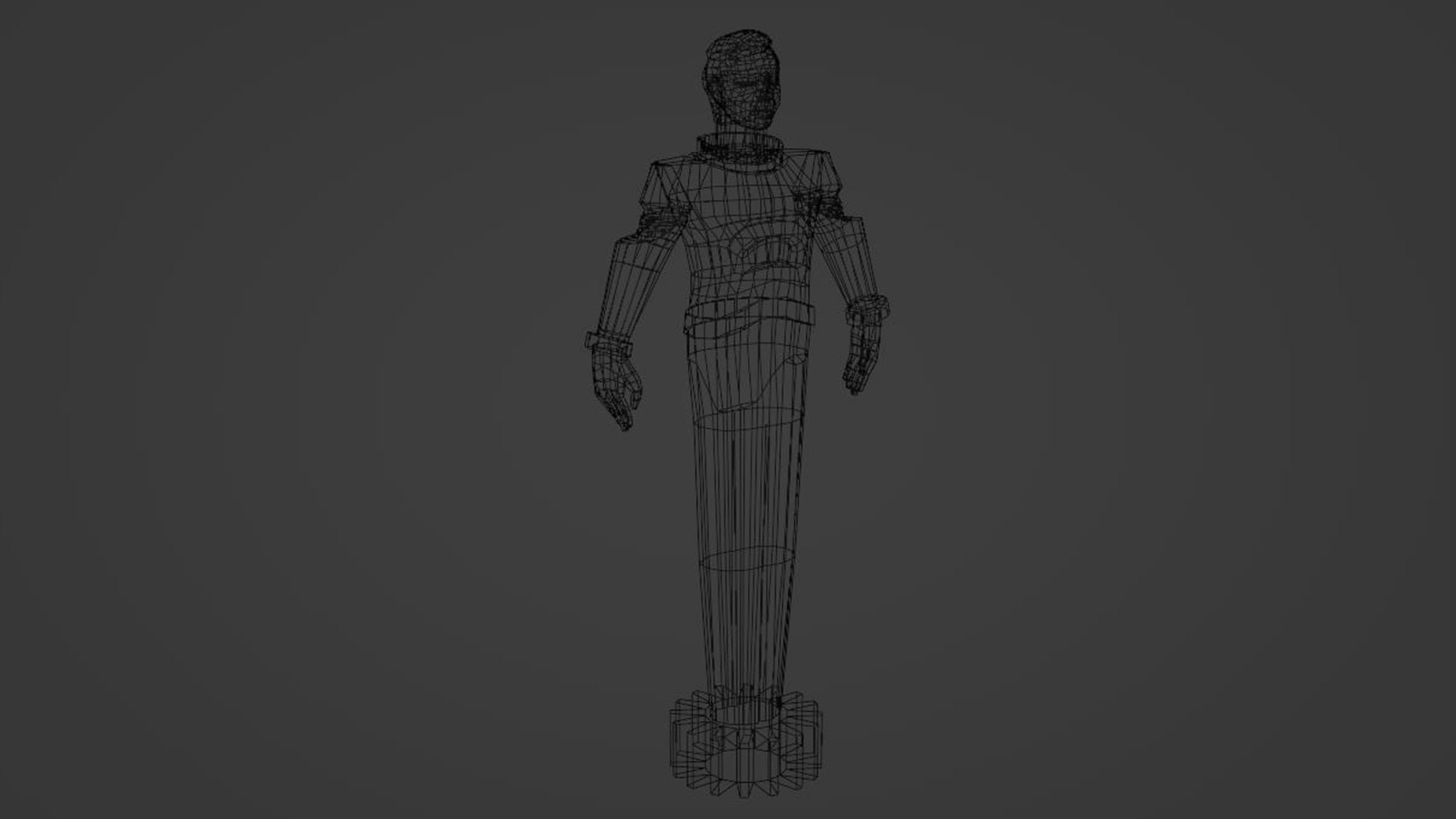 3D Trophy Spaceman Statue - TurboSquid 2246959
