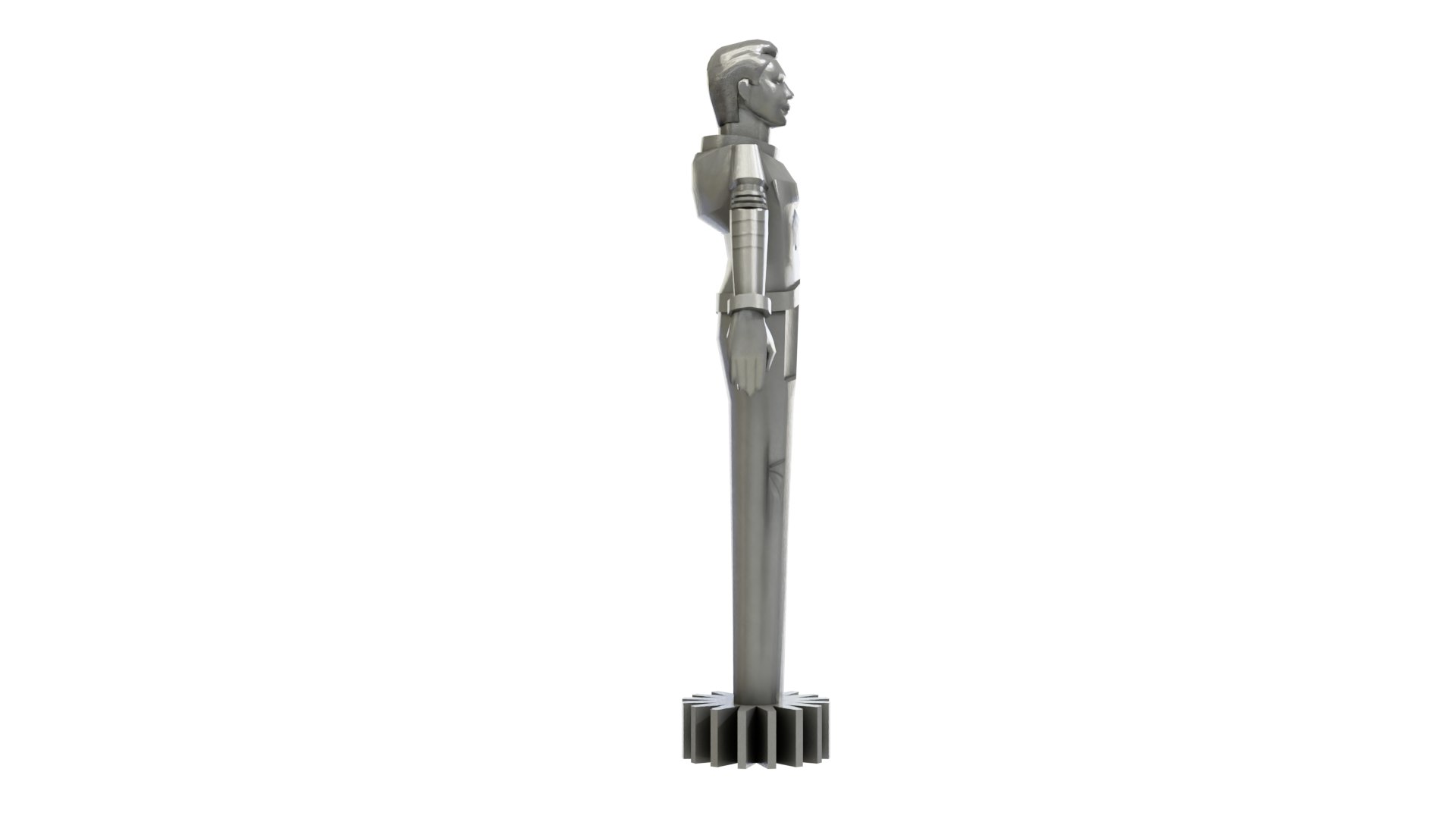 3D Trophy Spaceman Statue - TurboSquid 2246959