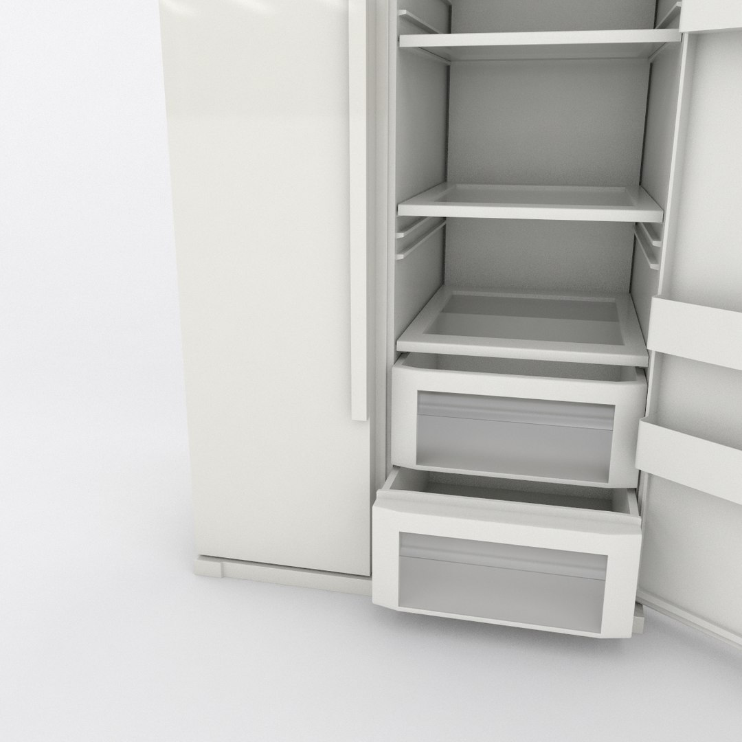 Door Refrigerator Fridge 3d Max