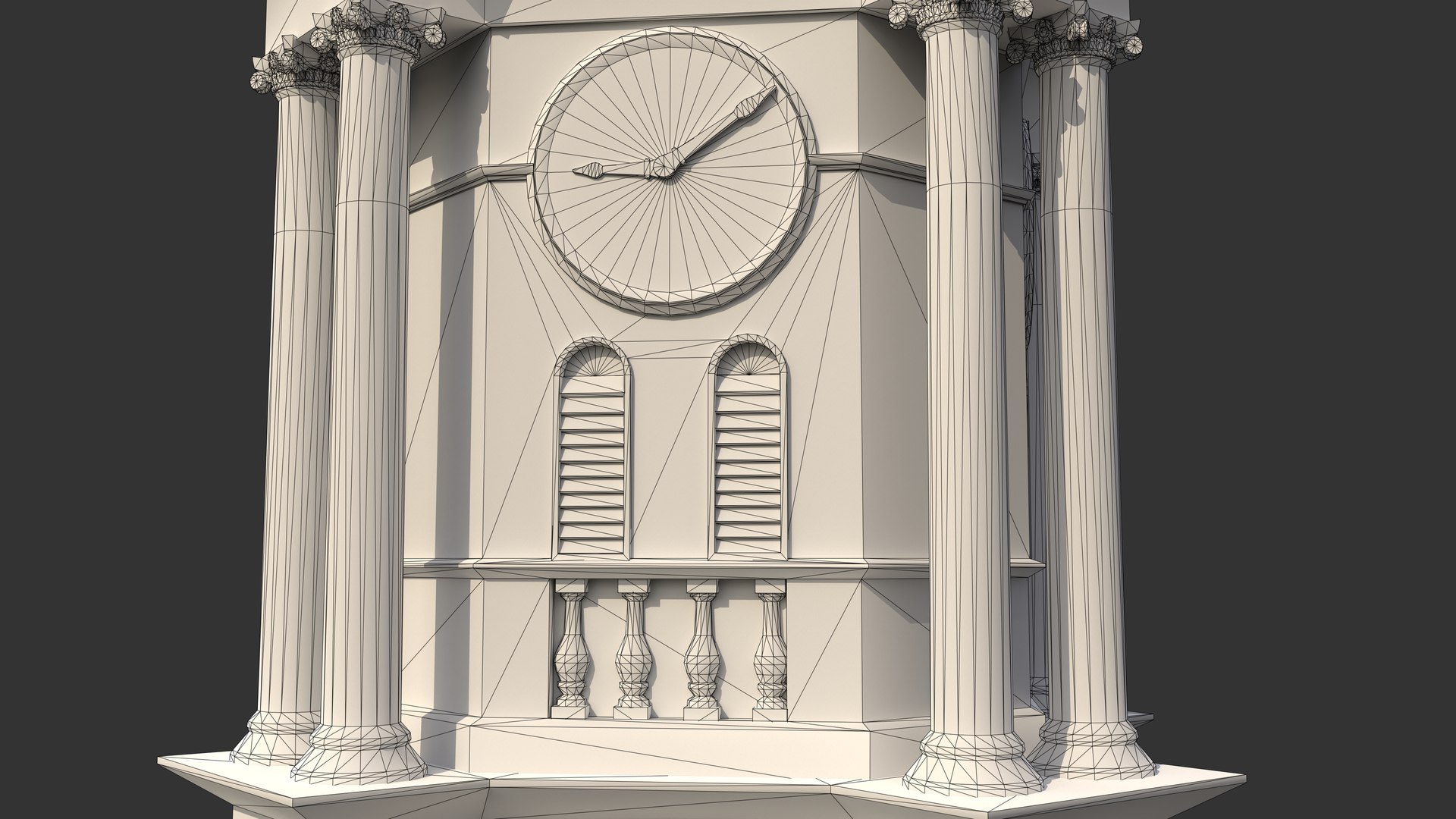 Tower Clock Model - TurboSquid 2269904