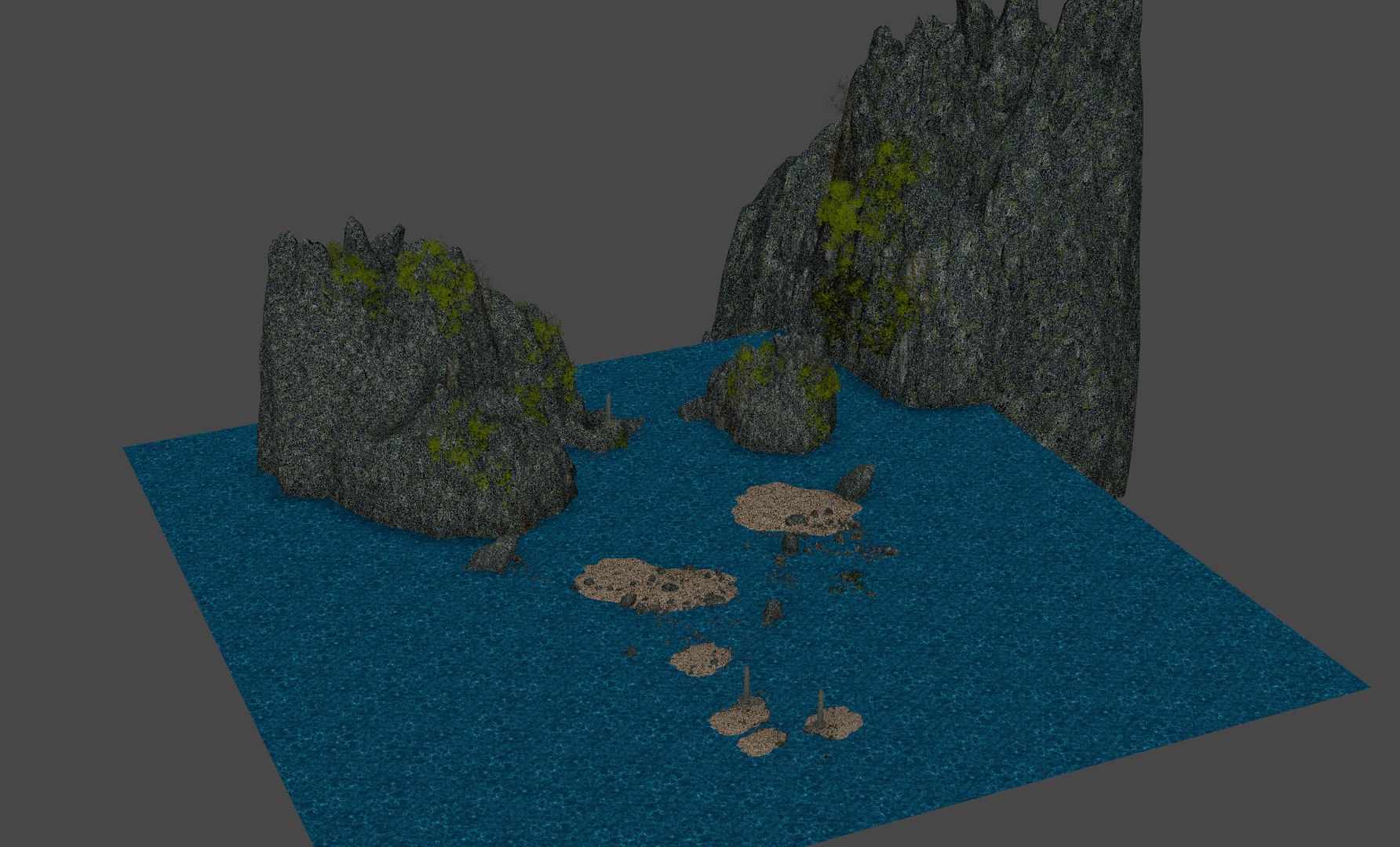 3D Fantasy Sunset Sea Towers - TurboSquid 1812970