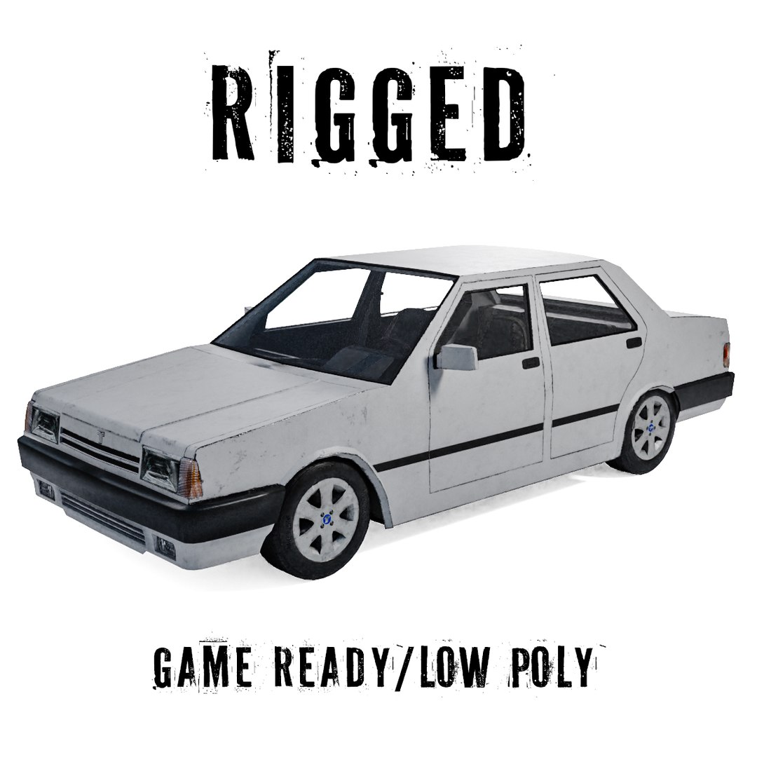 Tofas Dogan SLX - Game Ready Low Poly 3D - TurboSquid 2322407