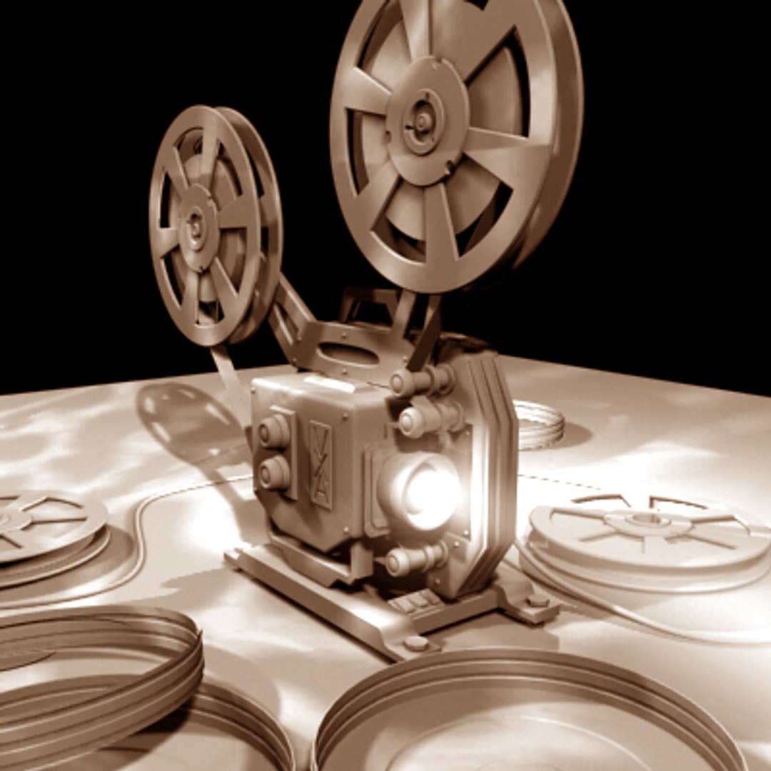 Old Projector Updated 3d Model