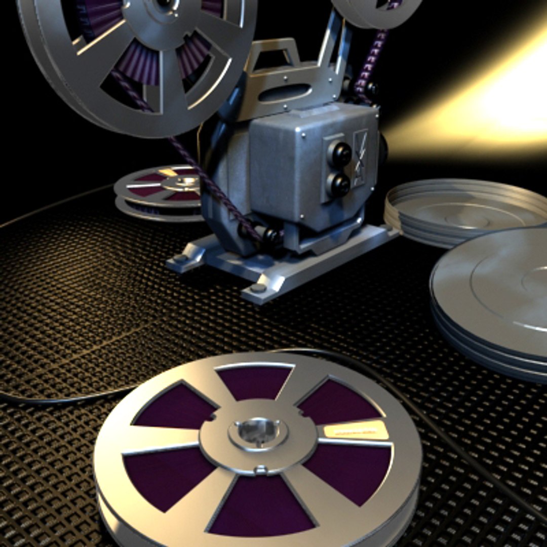 Old Projector Updated 3d Model