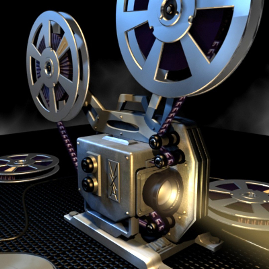 Old Projector Updated 3d Model