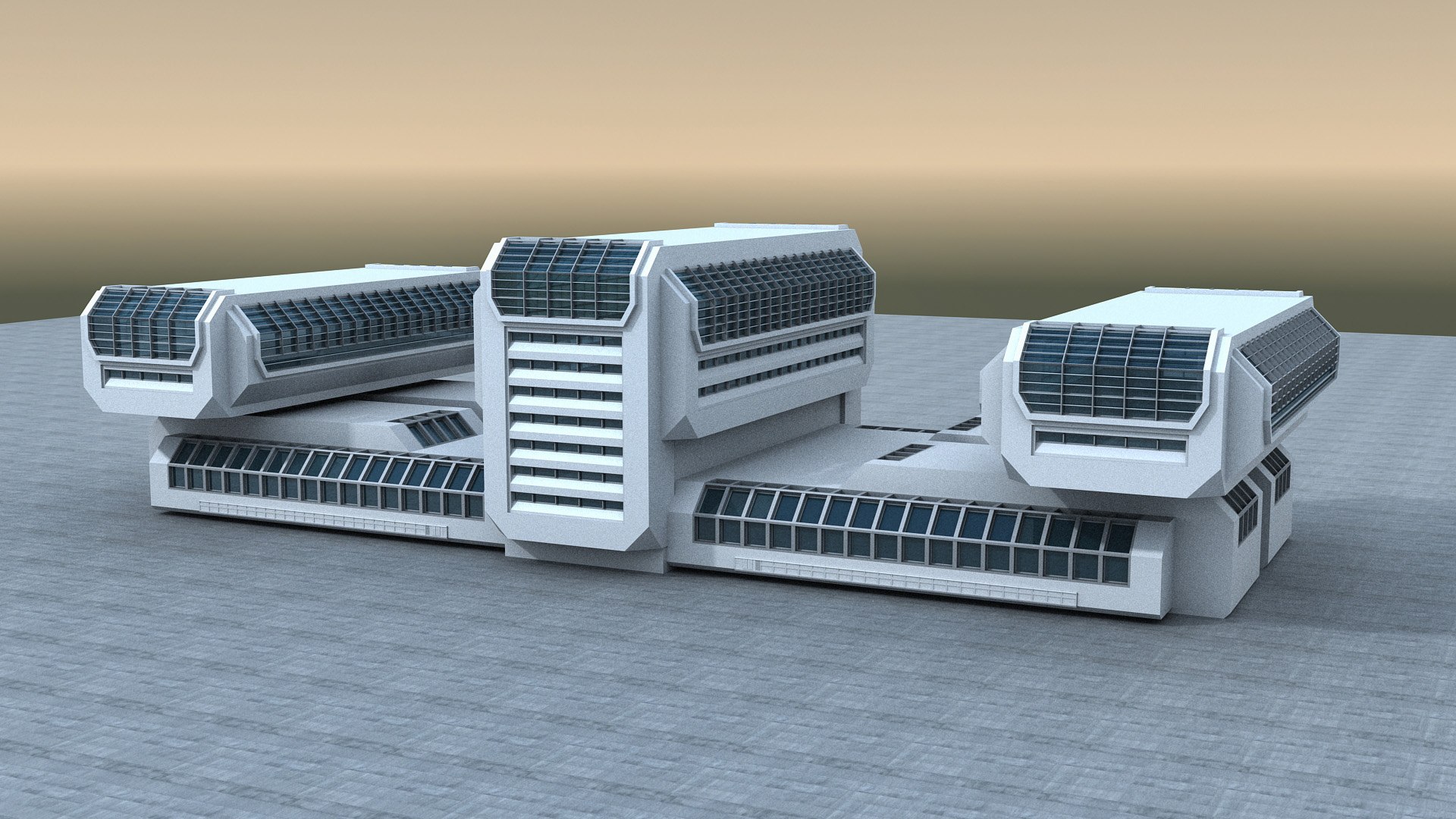 3D model Future Building 007 - TurboSquid 2038513