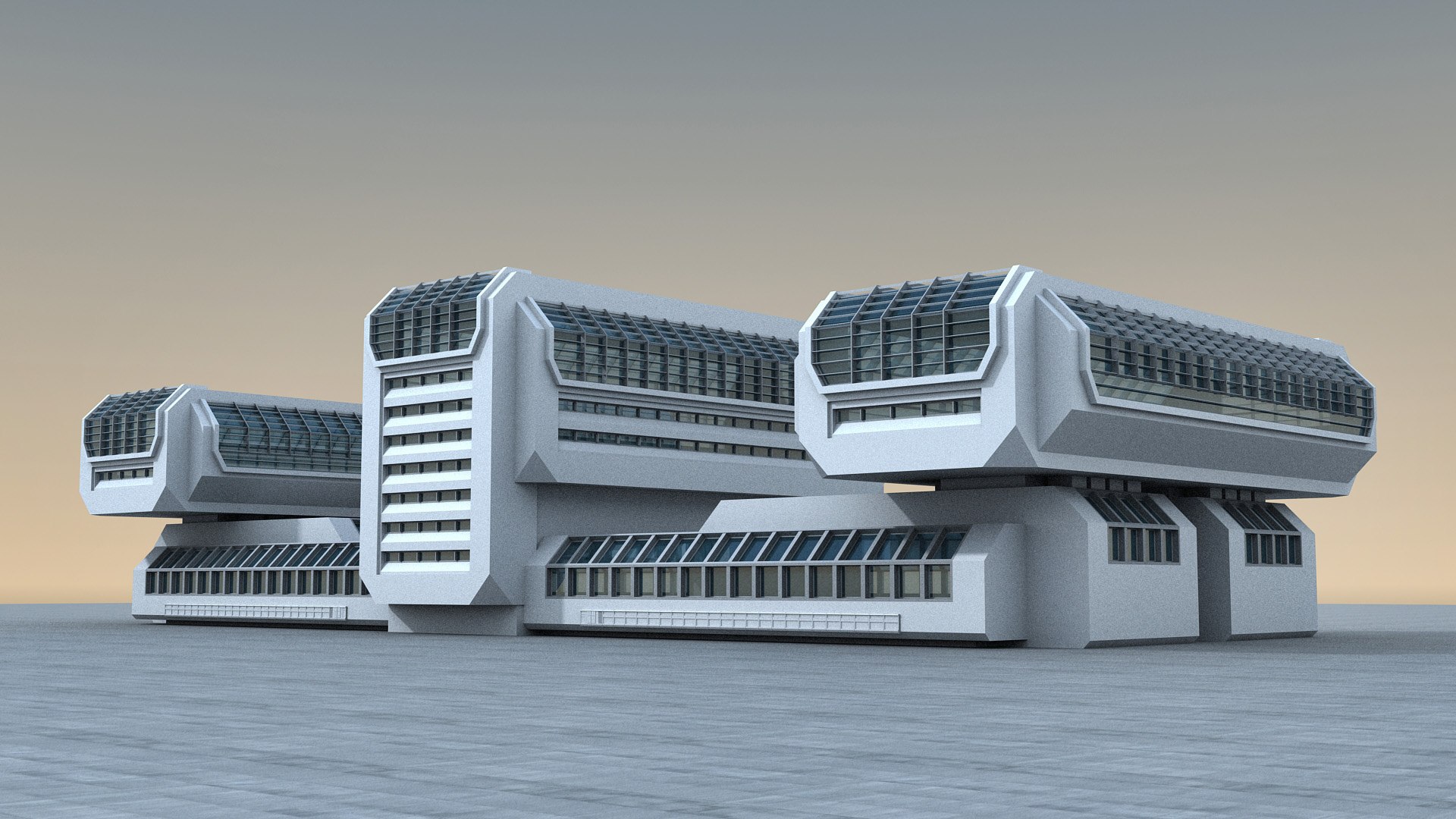3D model Future Building 007 - TurboSquid 2038513