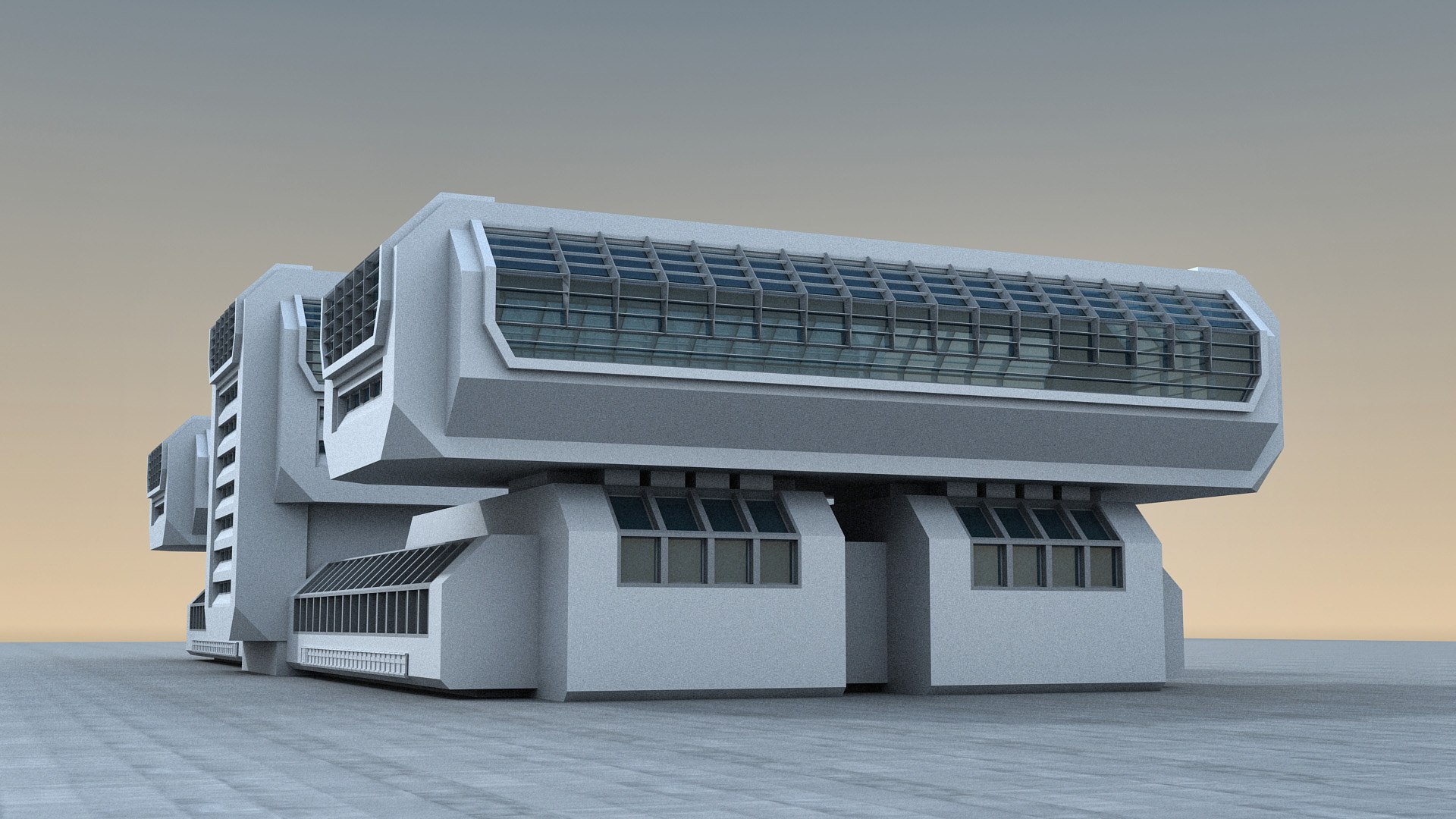 3D model Future Building 007 - TurboSquid 2038513