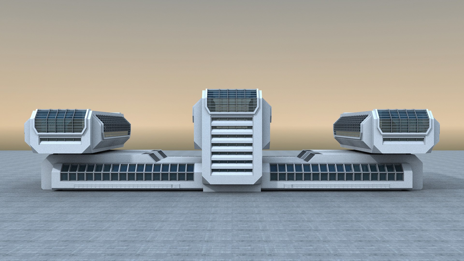 3D model Future Building 007 - TurboSquid 2038513