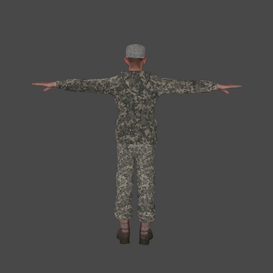 3D Man Soldier 03 Low-poly - TurboSquid 1584154