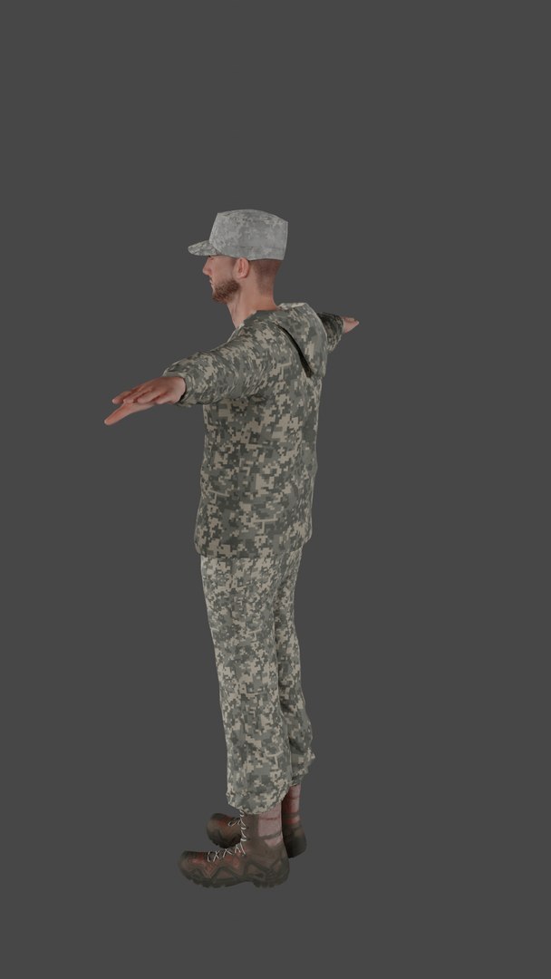3D Man Soldier 03 Low-poly - TurboSquid 1584154