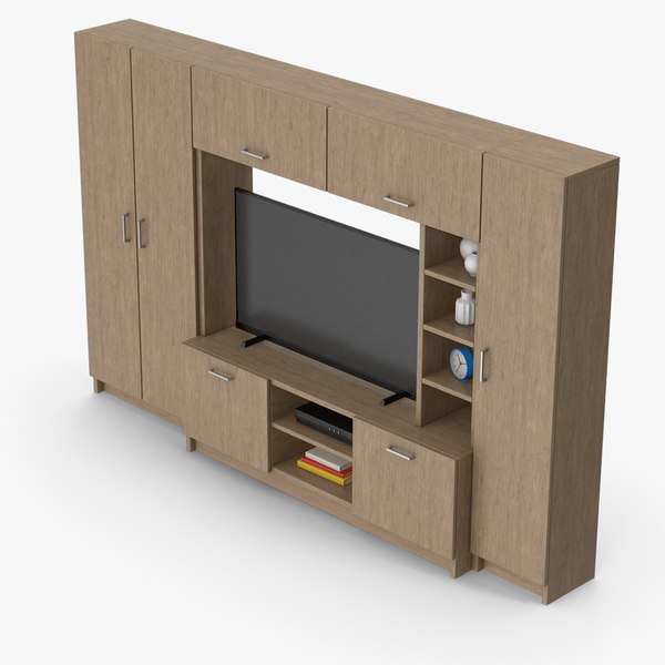 modelo 3d TV Unit Set - TurboSquid 2056903