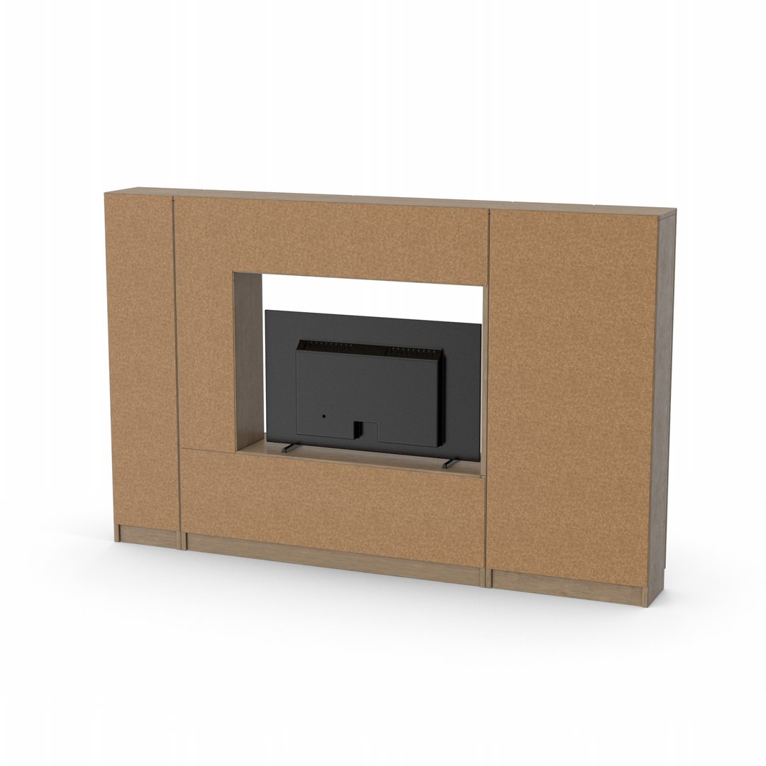 3D Model TV Unit Set - TurboSquid 2056903