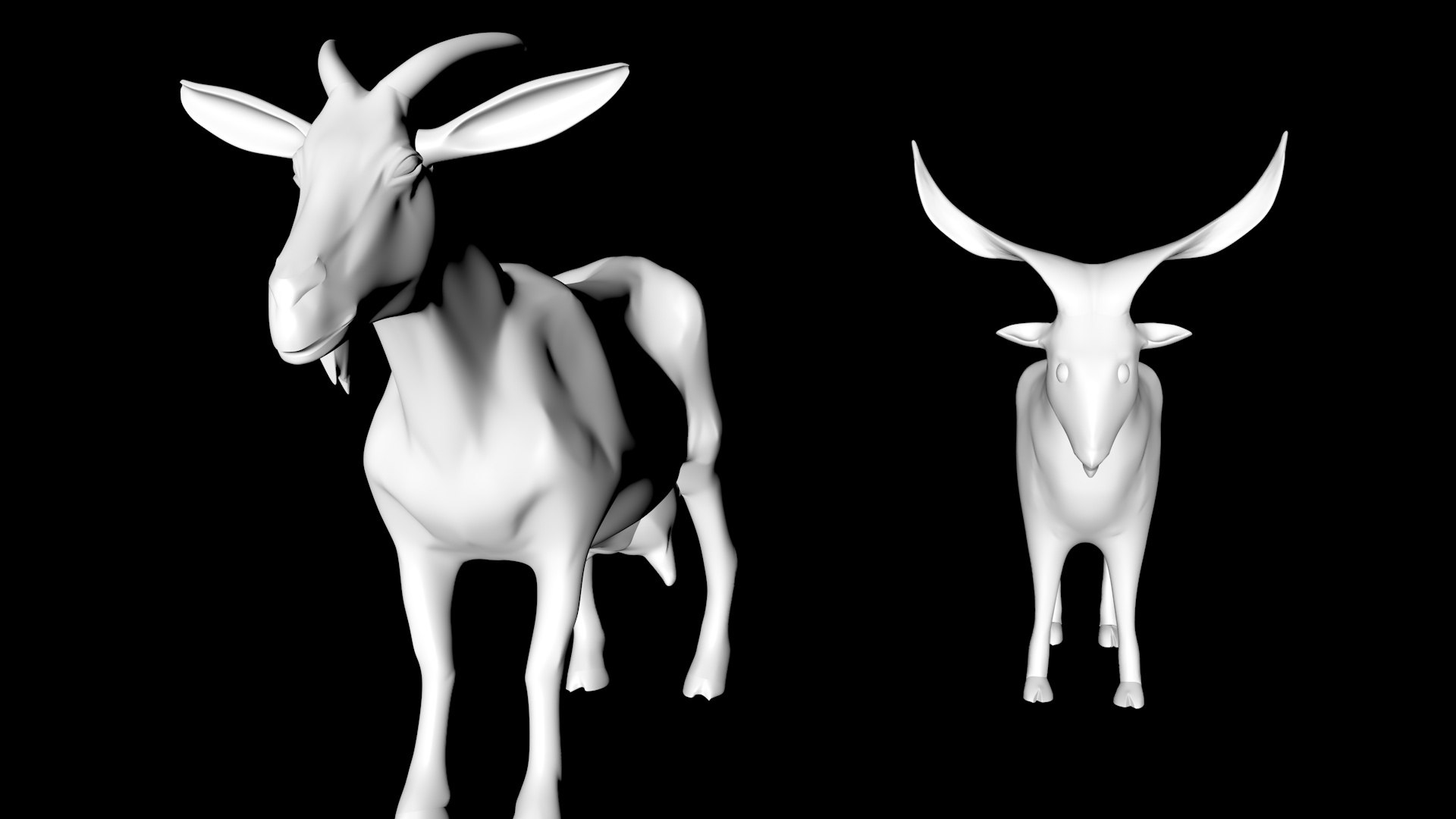 3D Goat - TurboSquid 1689115