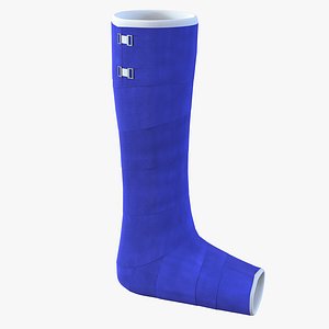 Orthopedic Cast Leg 3d C4d