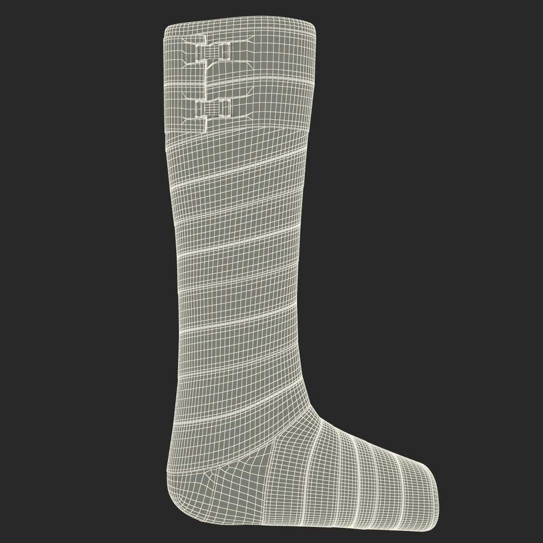 Max Blue Fiberglass Cast Leg