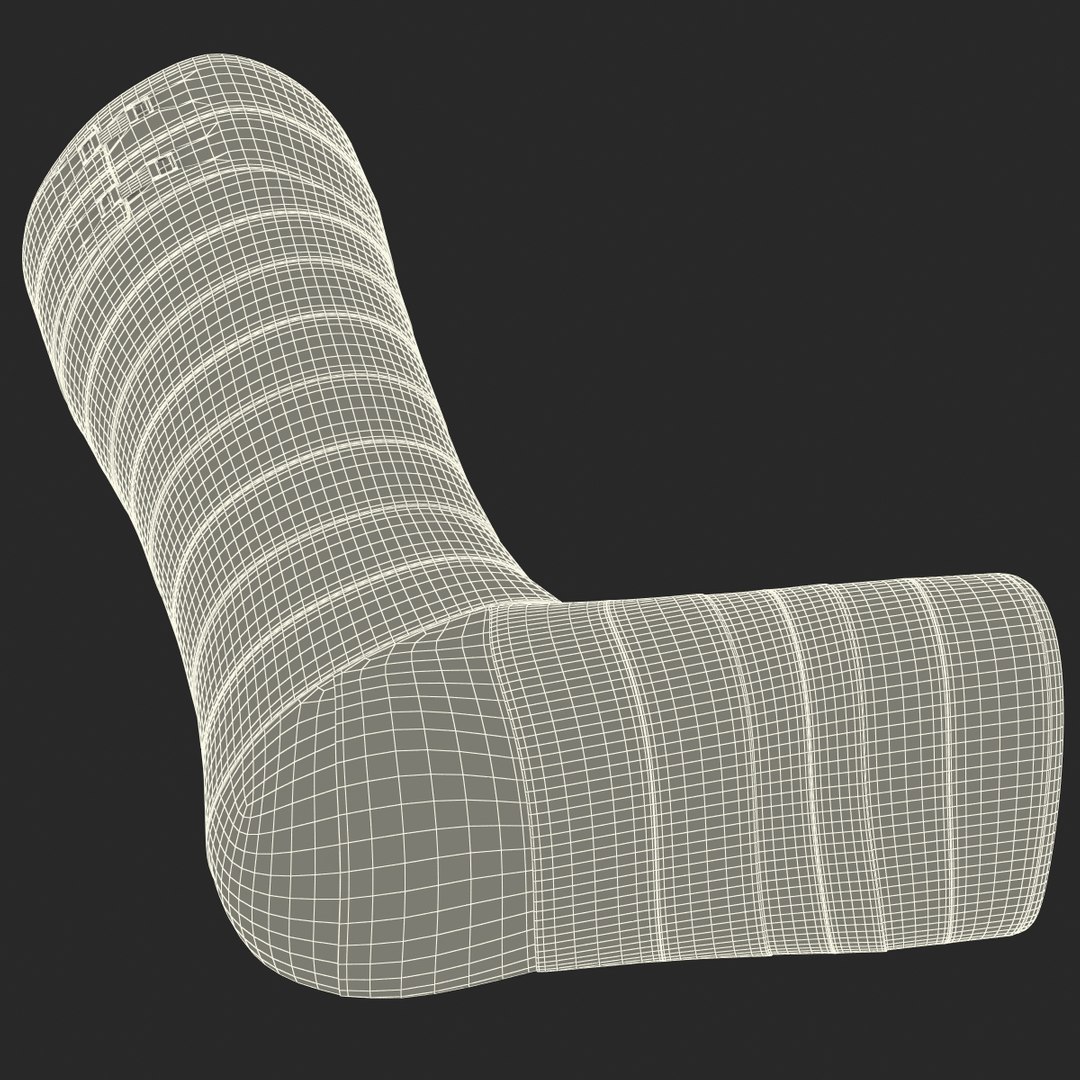 Max Blue Fiberglass Cast Leg