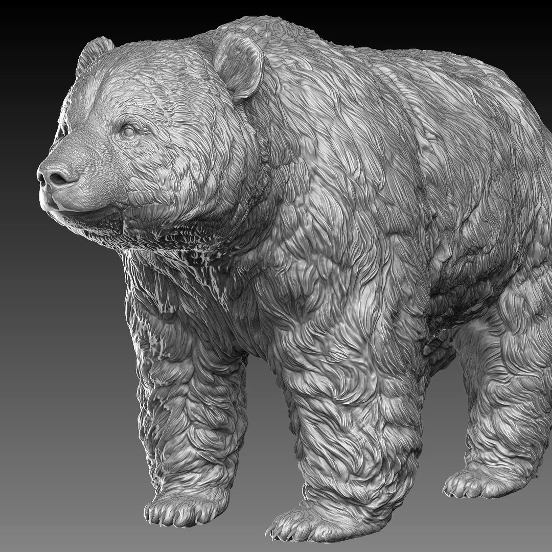 3D Panda Bear Realistic - TurboSquid 1284587