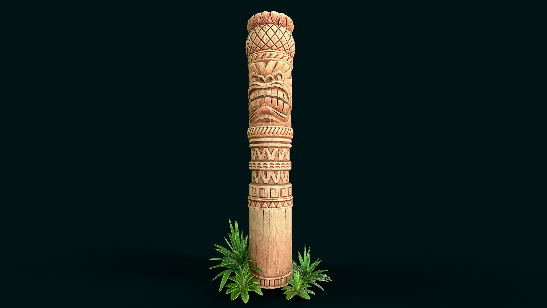 Stylized Wood Totem 11 3D Model - TurboSquid 2162720