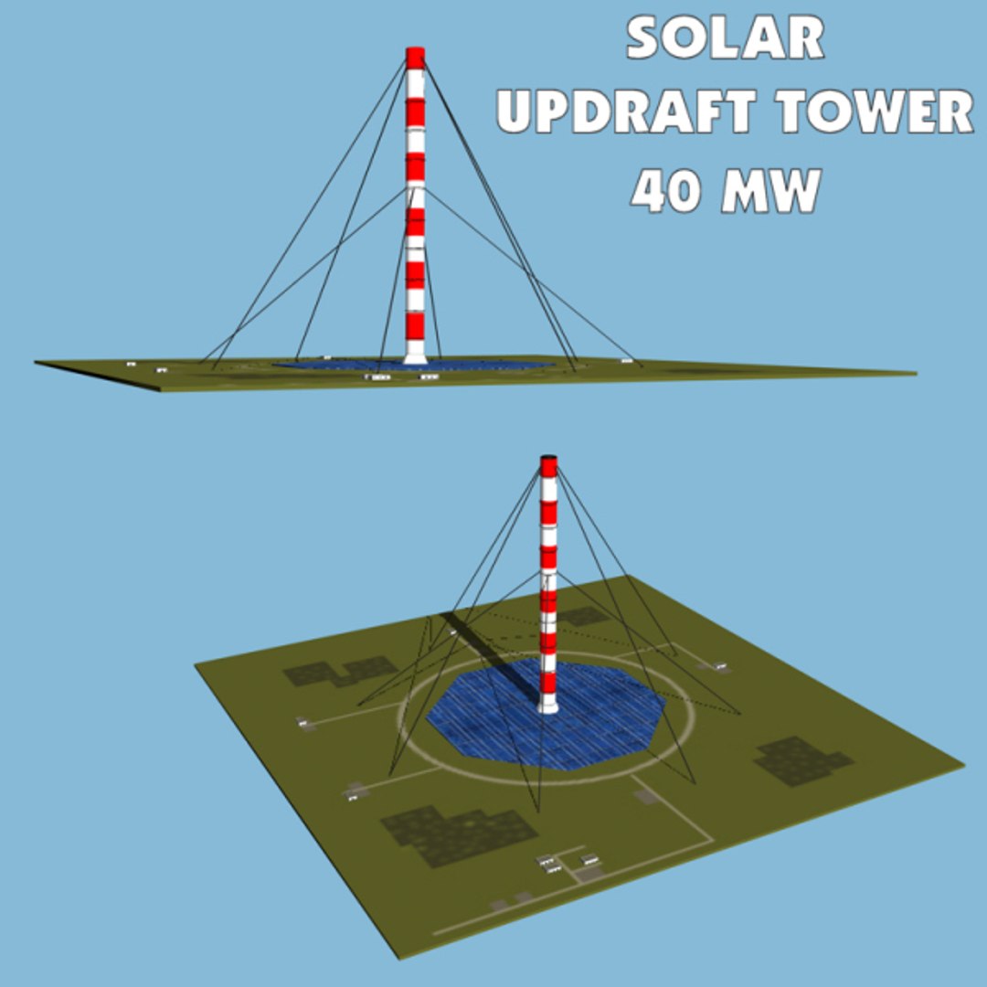 Solar Updraft Tower 3ds