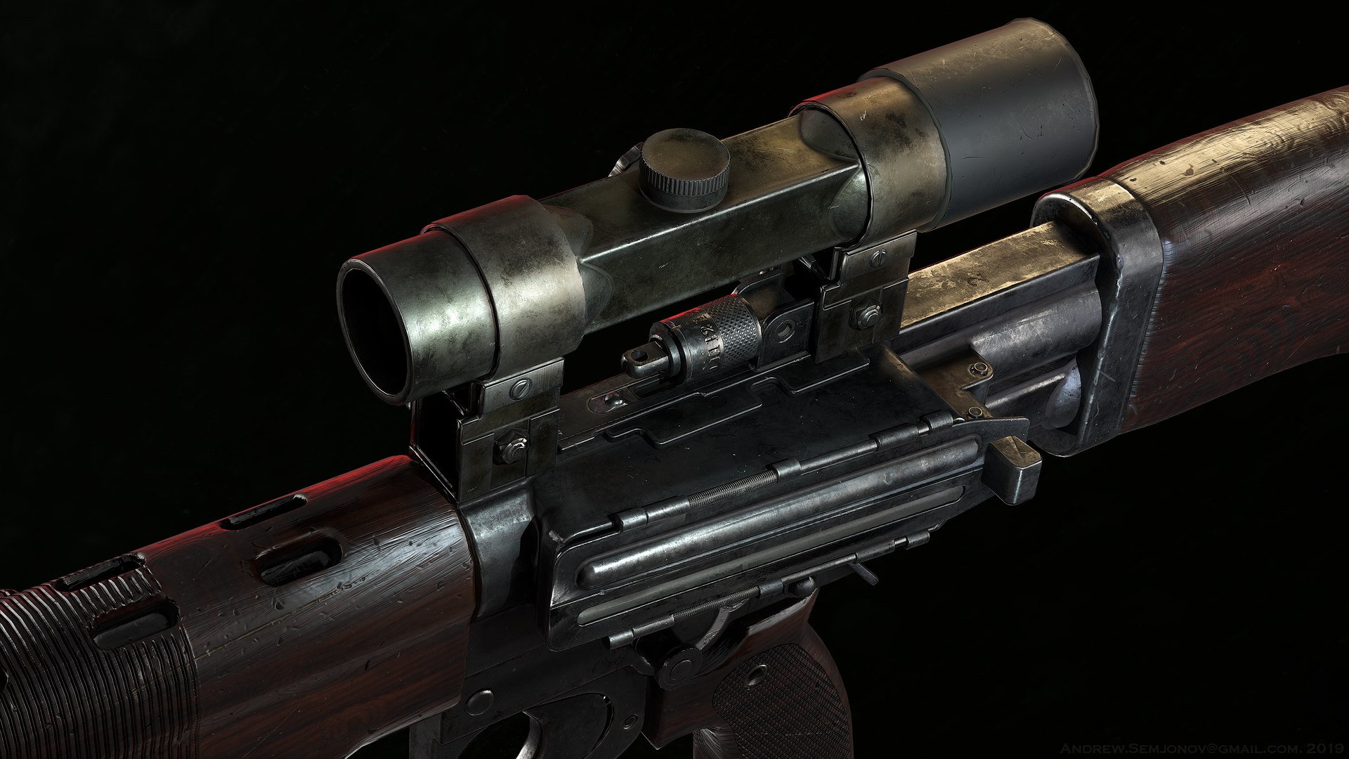 German Fg-42 Weapon Rifle 3D Model - TurboSquid 1439179