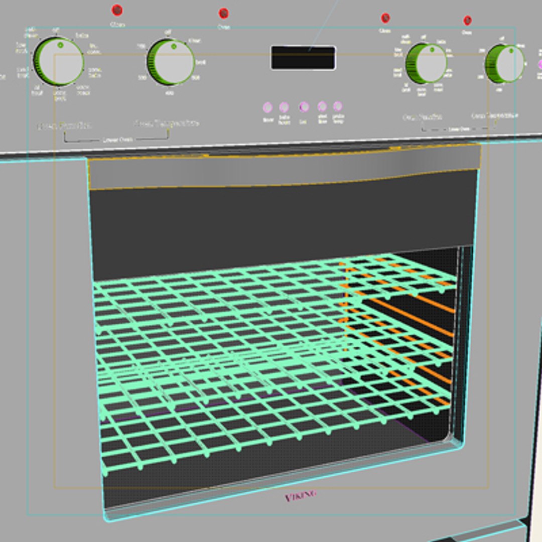 Viking Designer Double Oven 3d 3dm