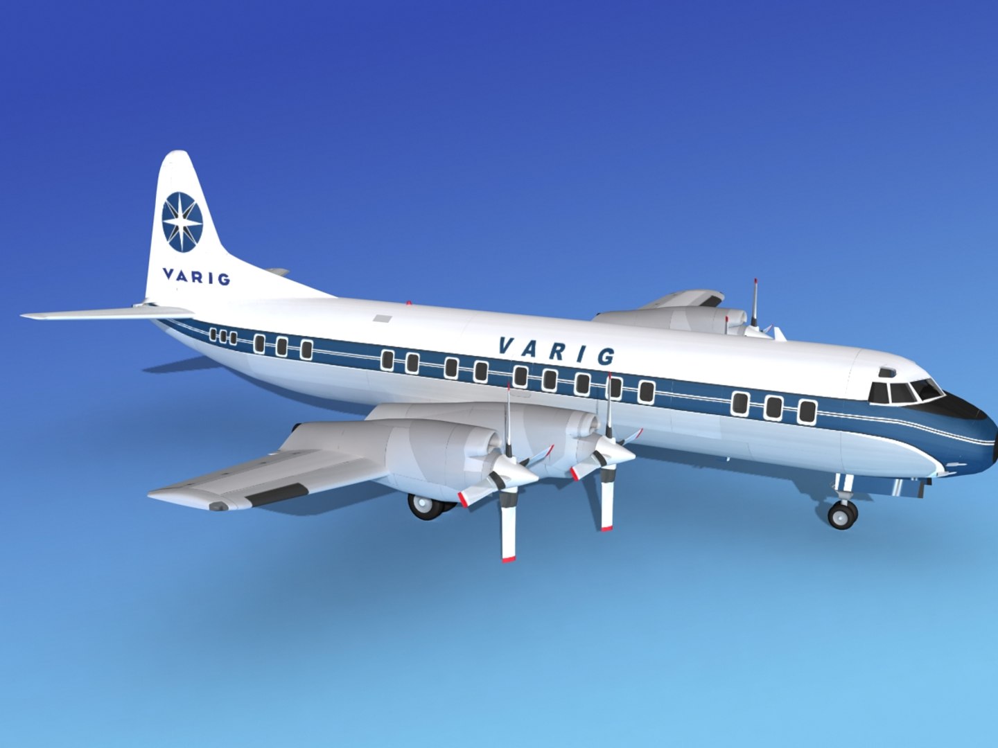 Propellers Electra Lockheed 3ds