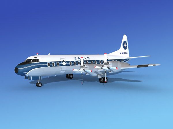 L-188 Electra 3D Models for Download | TurboSquid