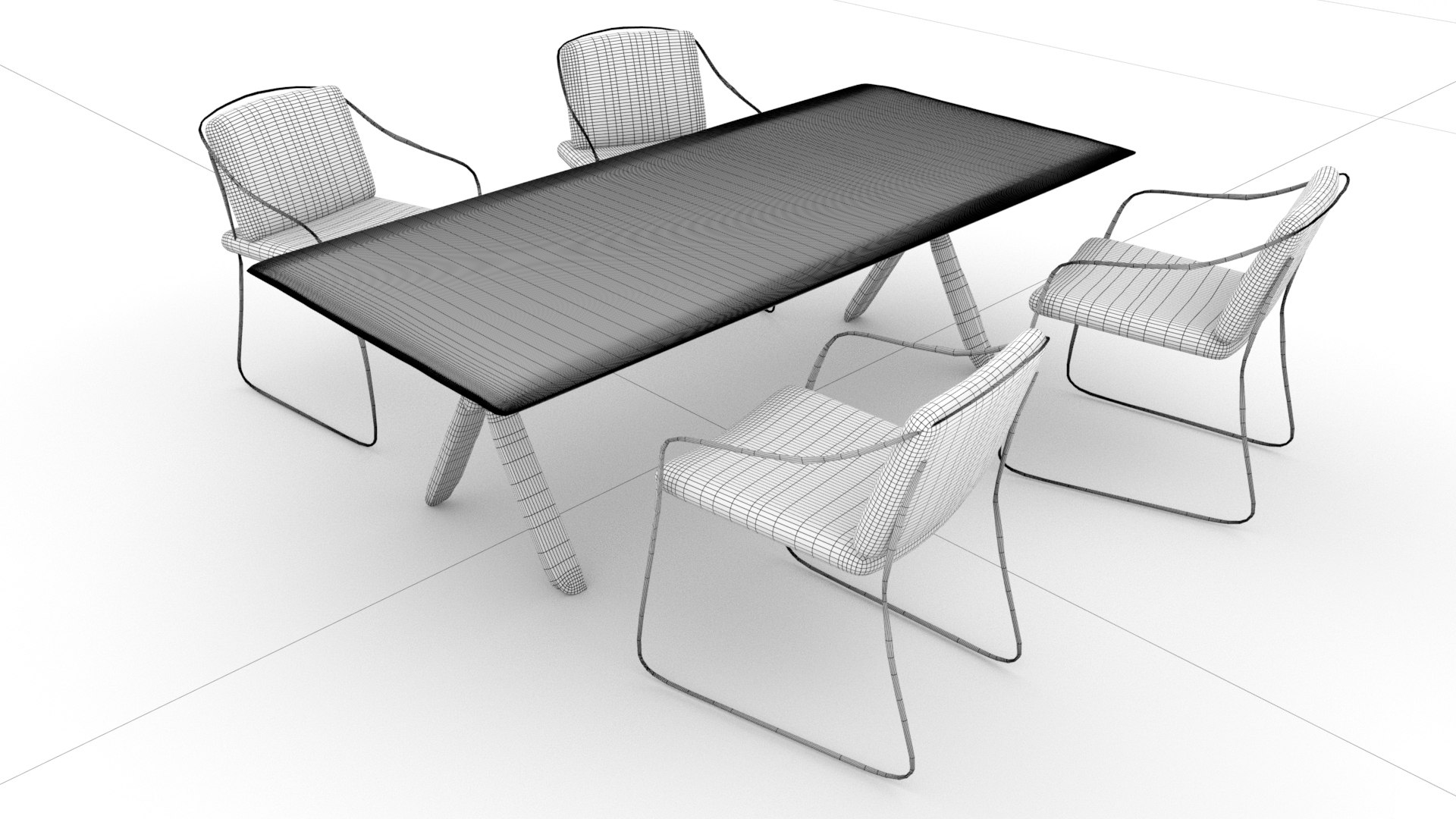 Laos Rustic Table 3D Model - TurboSquid 2274310