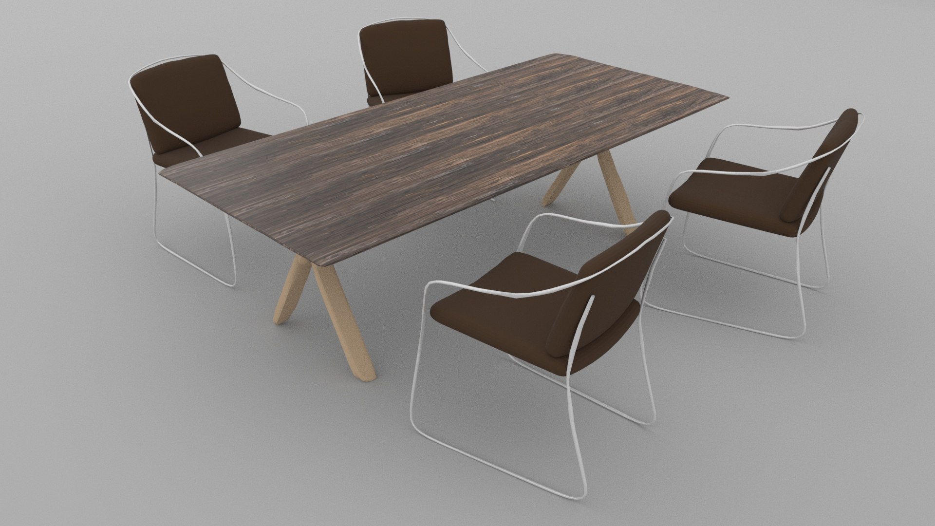 Laos Rustic Table 3D Model - TurboSquid 2274310