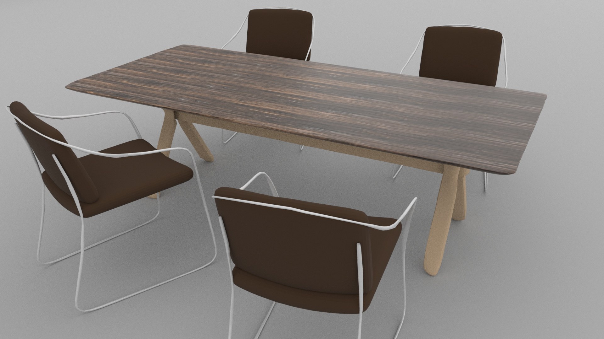 Laos Rustic Table 3D Model - TurboSquid 2274310