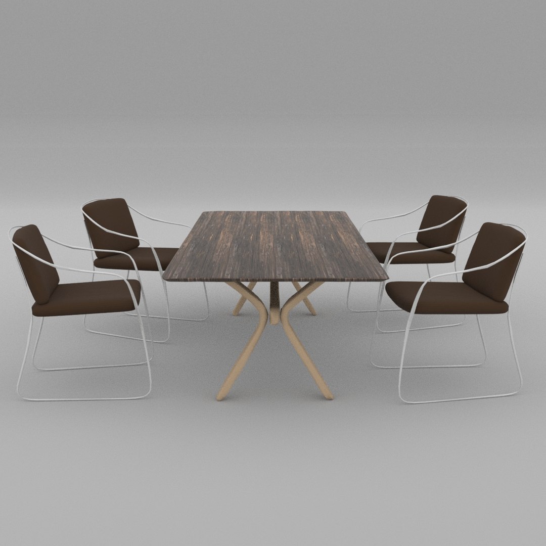 Laos Rustic Table 3D Model - TurboSquid 2274310