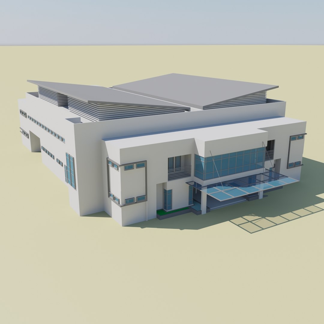 3d model sport hall