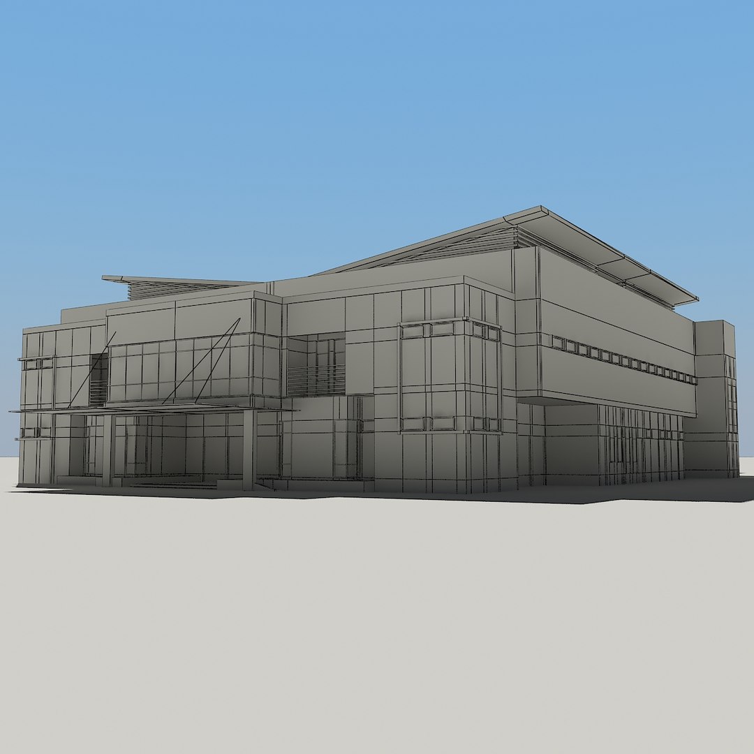 3d model sport hall