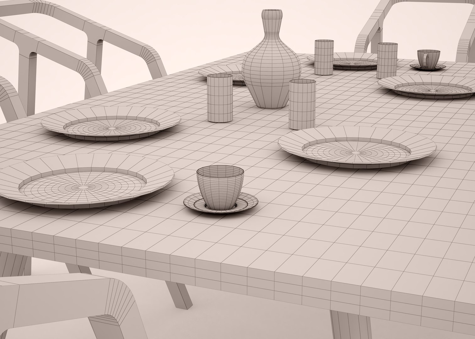 DINING TABLE Model - TurboSquid 1882306