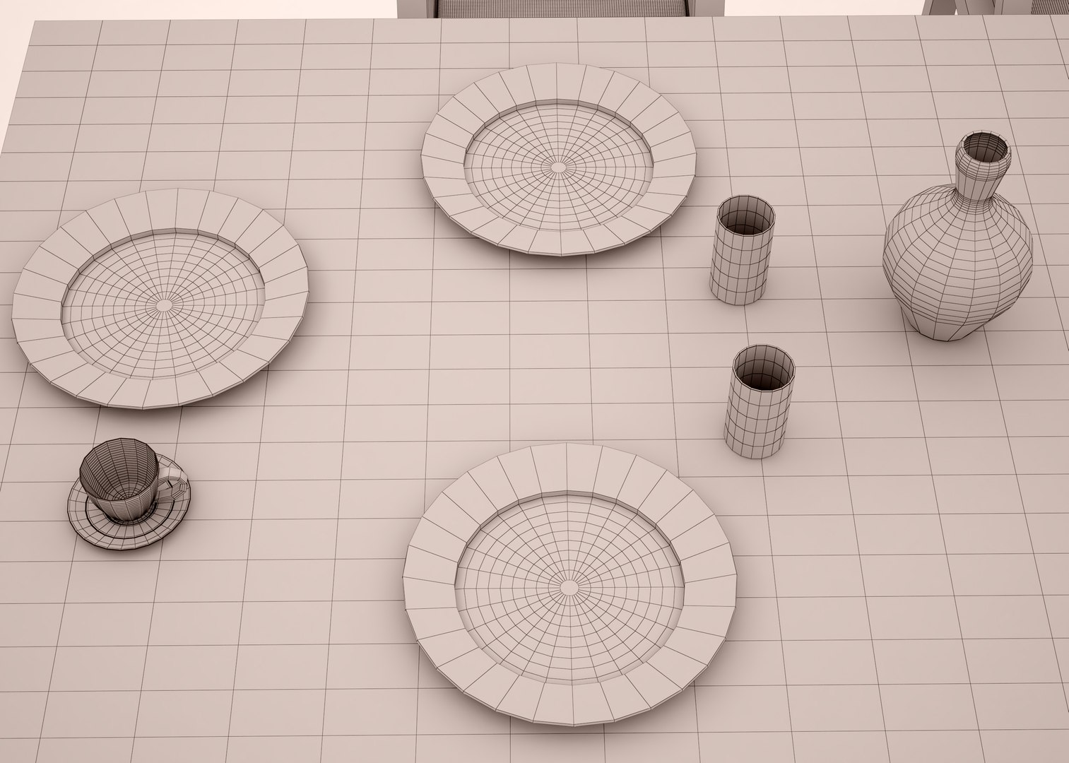 DINING TABLE Model - TurboSquid 1882306