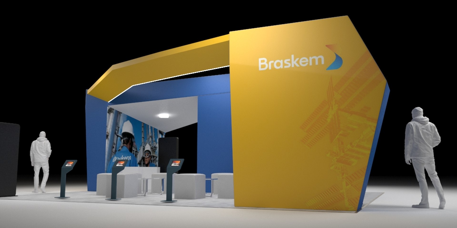 6x8m Stand Fair 3D Model - TurboSquid 1258106