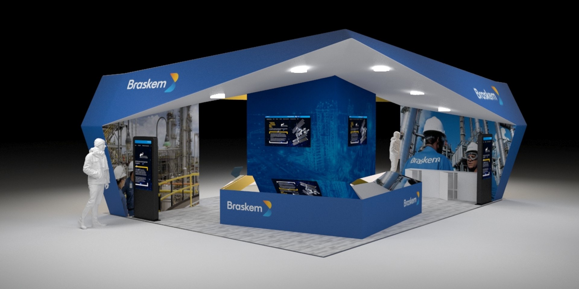 6x8m Stand Fair 3D Model - TurboSquid 1258106