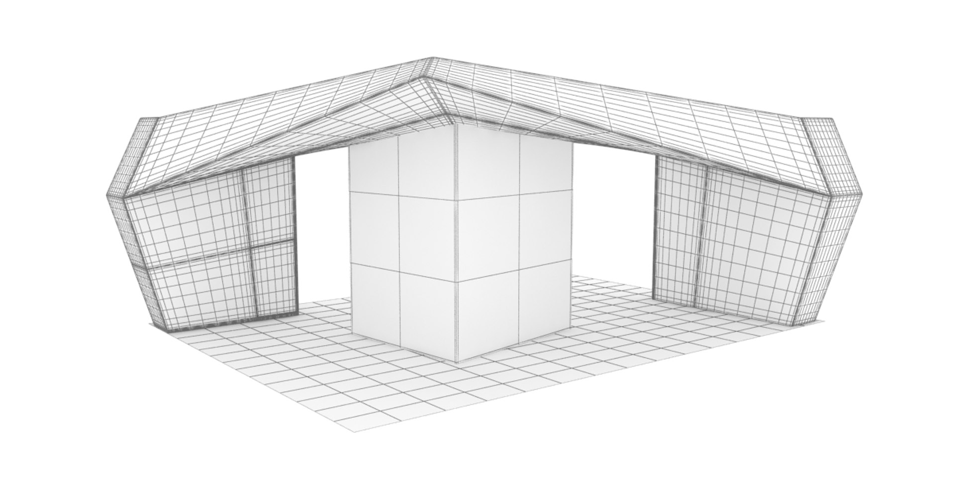 6x8m Stand Fair 3D Model - TurboSquid 1258106