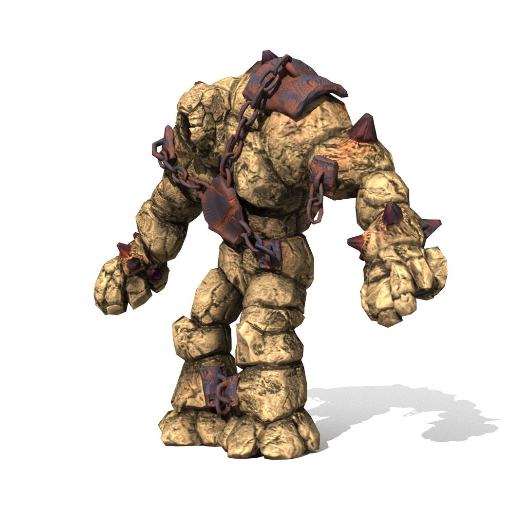 Ready Rock Giant 3d Obj