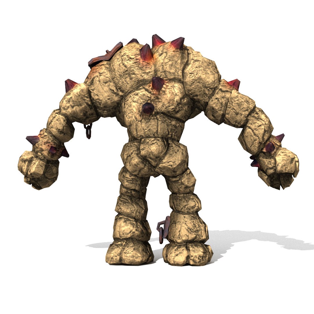 Ready Rock Giant 3d Obj