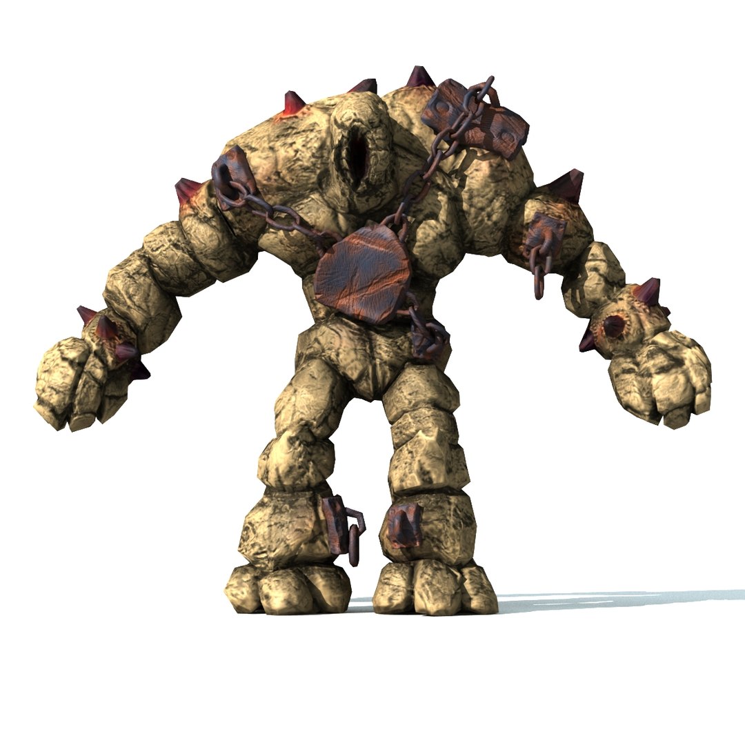 Ready Rock Giant 3d Obj