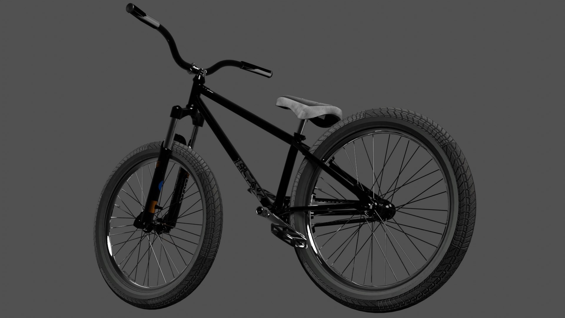 modelo 3d MTB Bike Bicycle Cycling Velo Extreme Low-poly 3D model ...