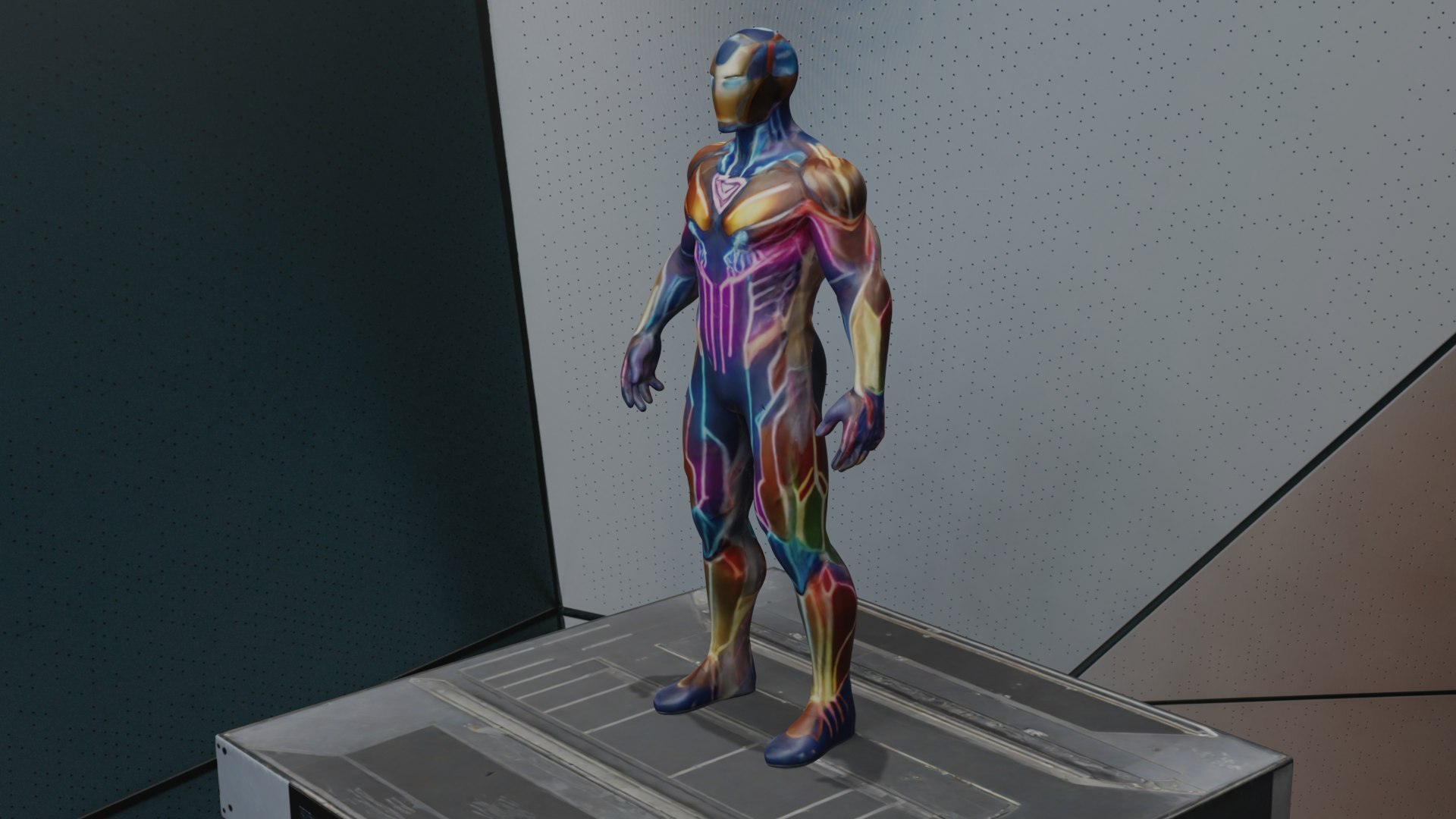 3D Cyber Hero Model - TurboSquid 2325505