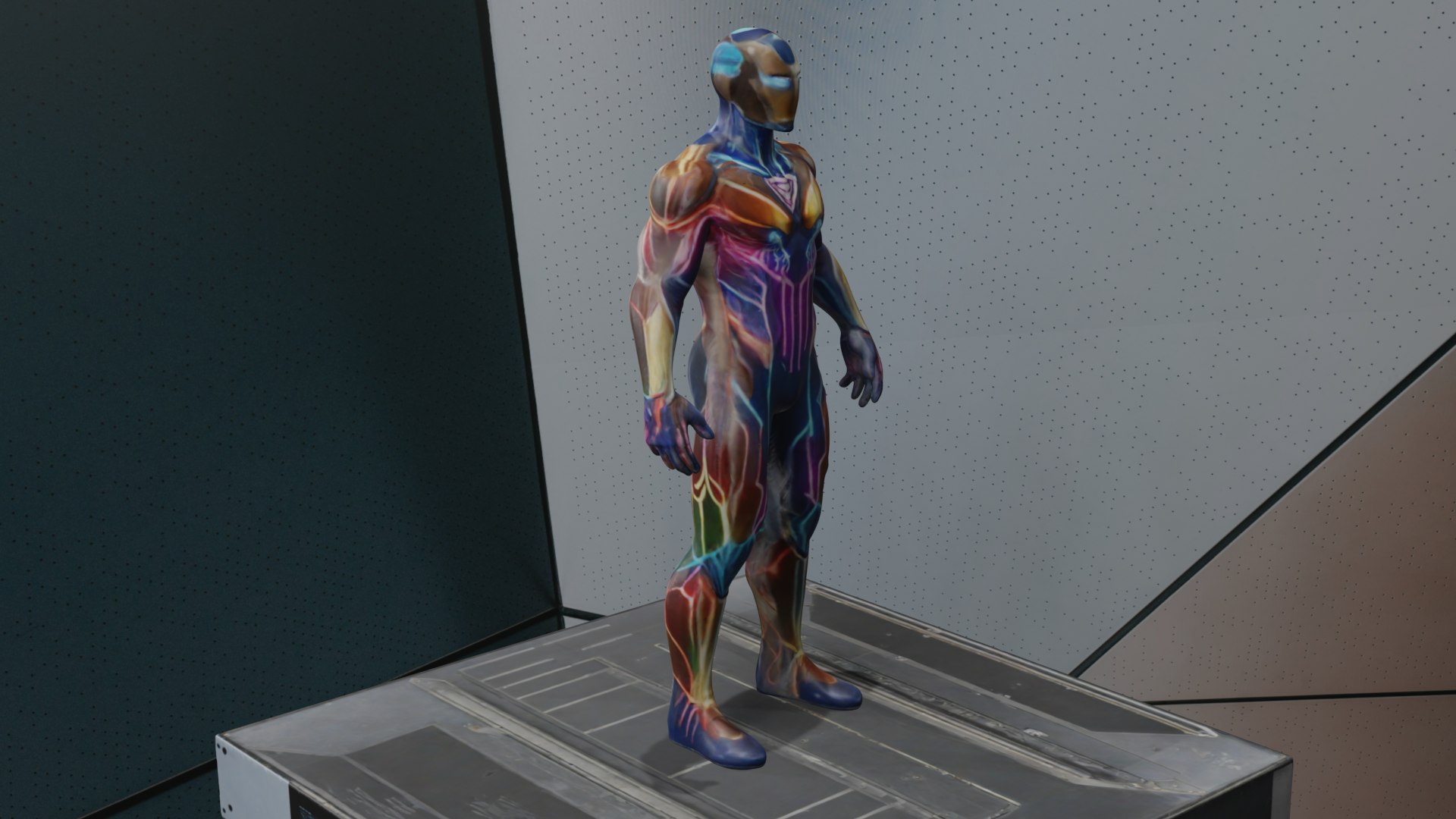 3D Cyber Hero Model - TurboSquid 2325505