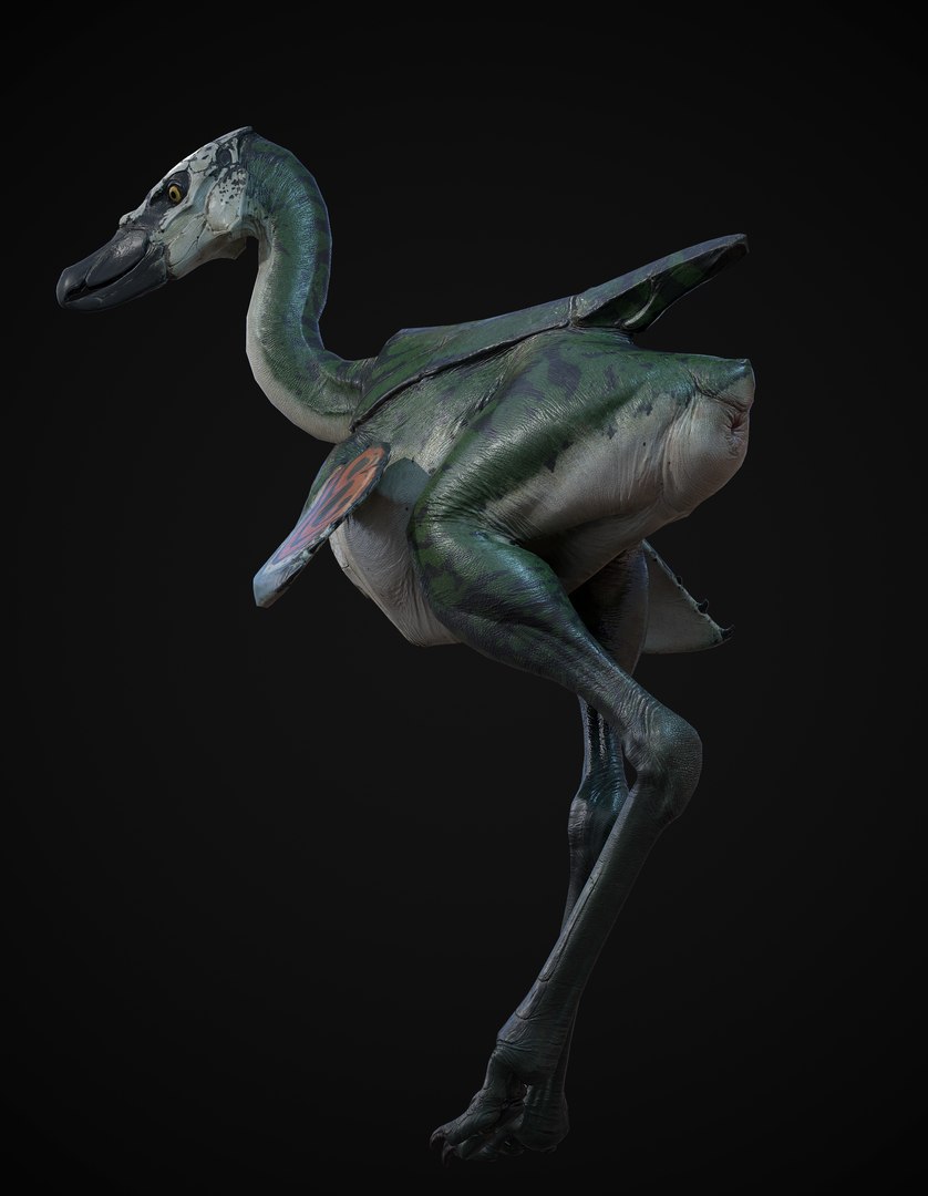 Flightless Alien Bird Model - TurboSquid 2381489