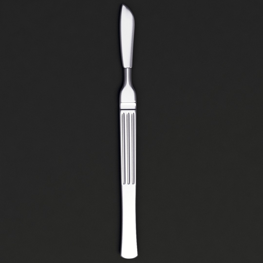 Medical Instrument Scalpel 3d Model