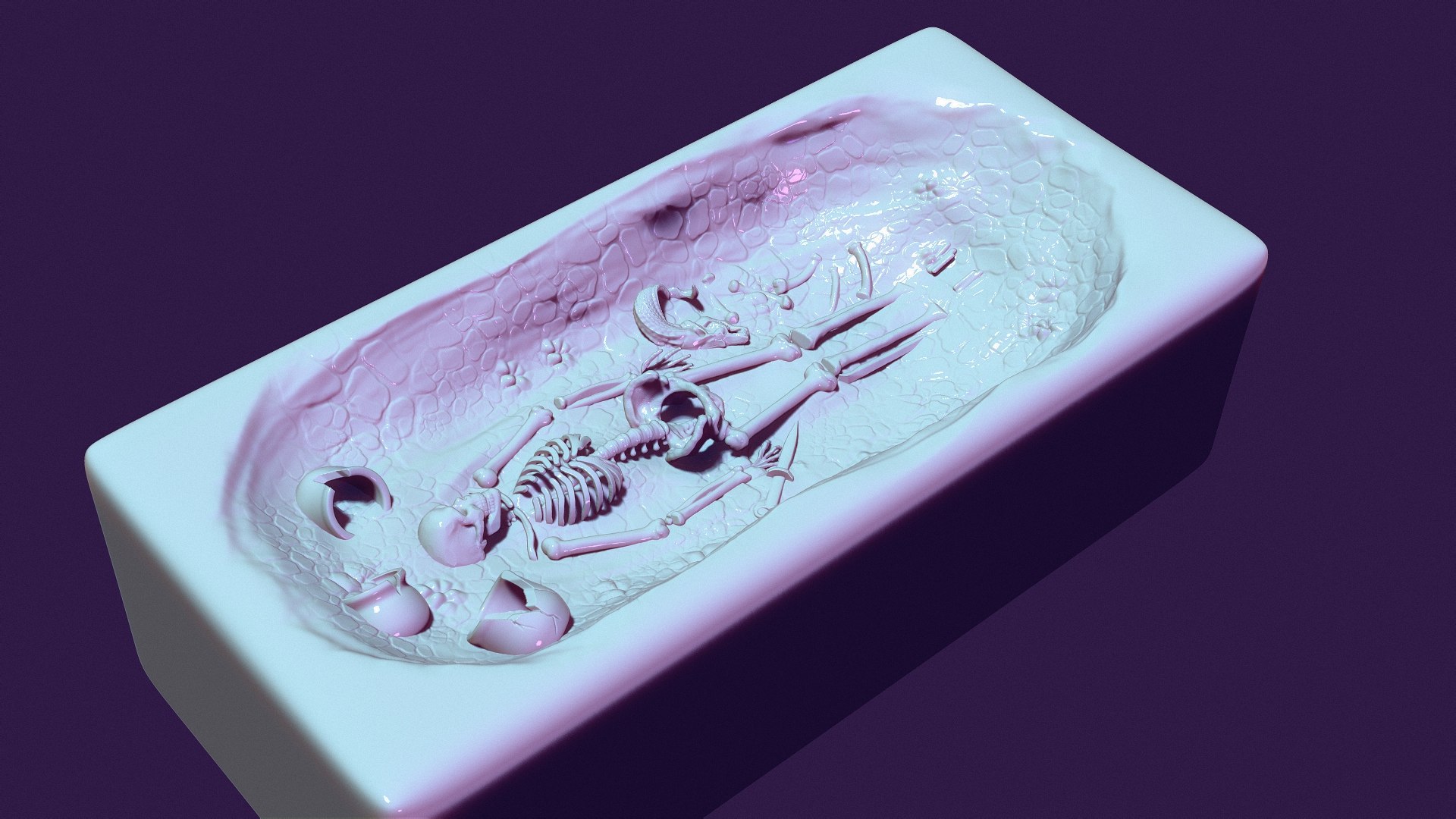 3D Skeleton In Historical Saka Excavations Model - TurboSquid 2123493